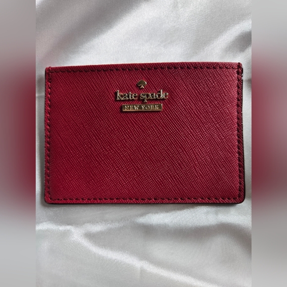 kate spade | Bags | Kate Spade Cherry Red Card Case Euc | Poshmark